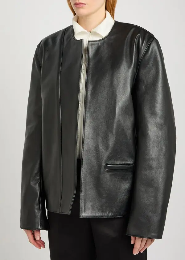 TOTEME Quilted Leather Jacket