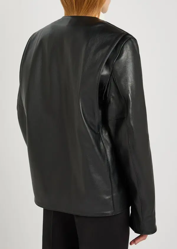 TOTEME Quilted Leather Jacket