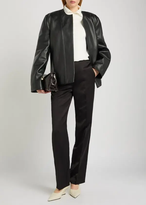 TOTEME Quilted Leather Jacket