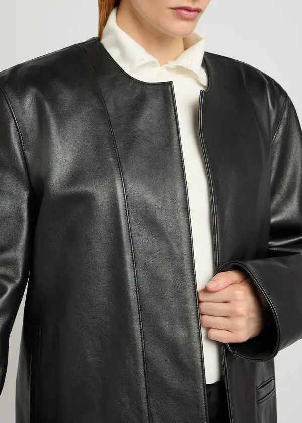 TOTEME Quilted Leather Jacket