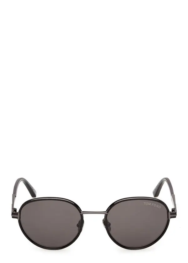 TOM FORD Round-frame Sunglasses - Black
