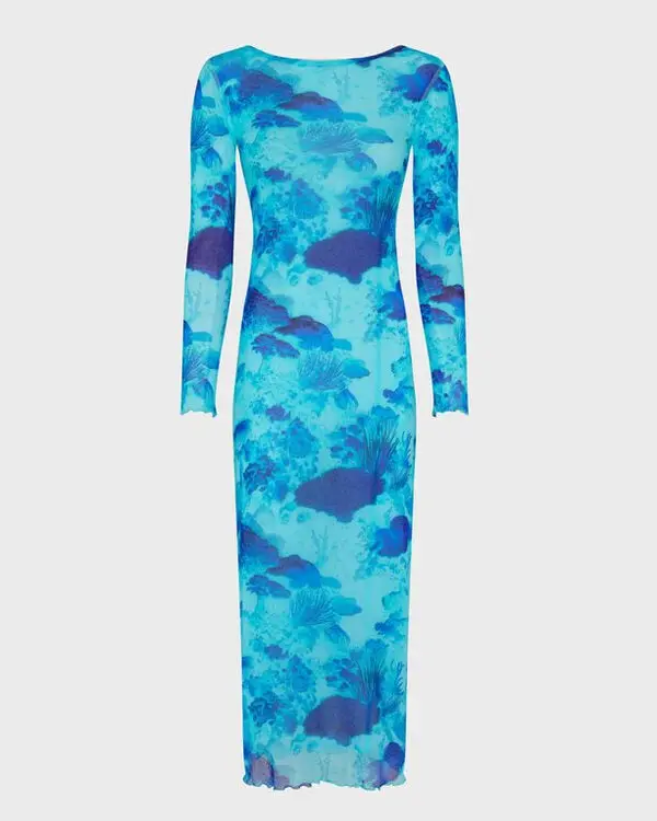 Vilebrequin Coral Reef Tulle Lisabeth Dress