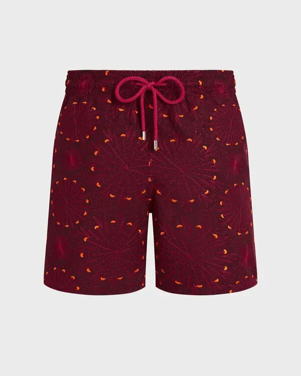 Vilebrequin Embroidered Swim Trunks - Red
