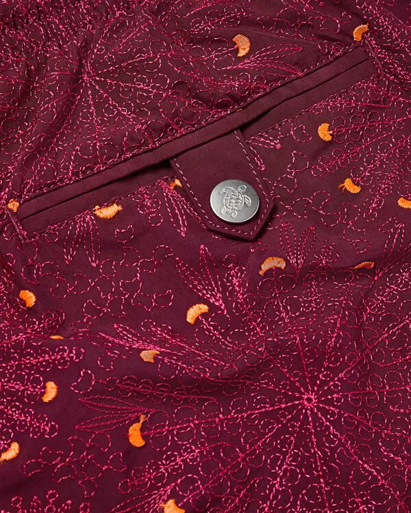 Vilebrequin Embroidered Swim Trunks - Red