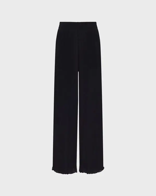 Vilebrequin Tulle Wide-leg Pants - Black