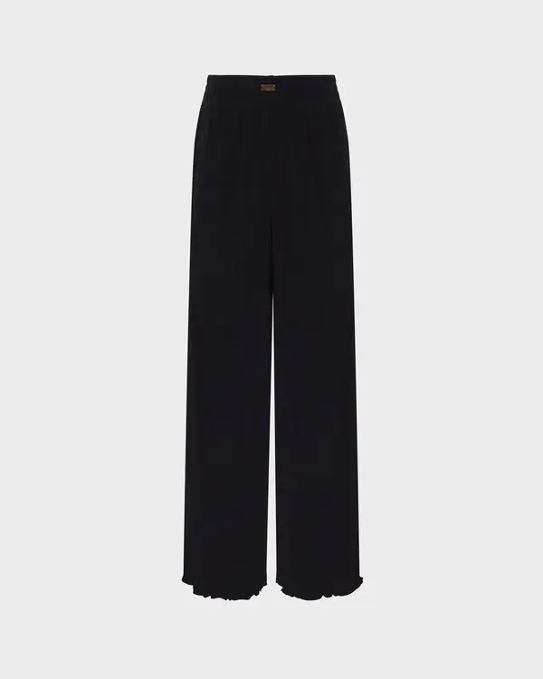 Vilebrequin Tulle Wide-leg Pants - Black