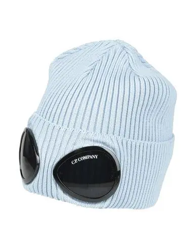 C.P. COMPANY Light Cotton Beanie - Blue