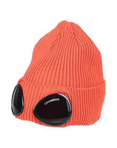 C.P. COMPANY Light Cotton Beanie - Orange