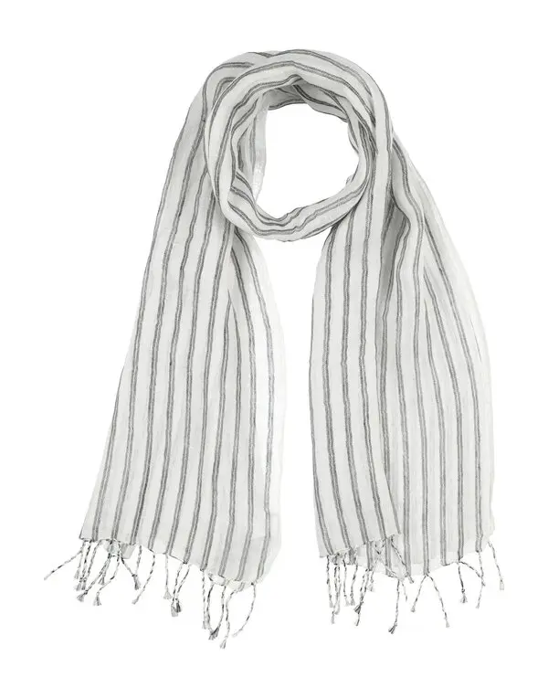 Brunello Cucinelli Scarf Linen, Metallic Fiber, Viscose - Black