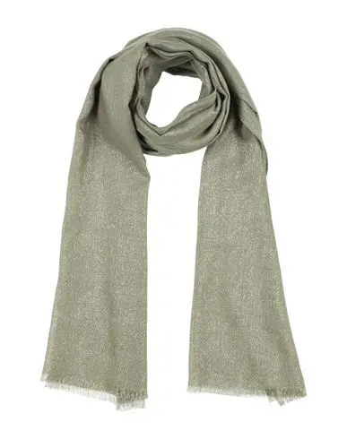 Brunello Cucinelli Scarf Military Cashmere, Silk, Polyamide - Green
