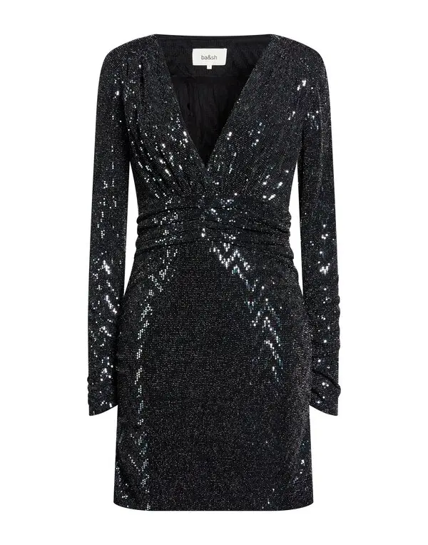 Ba&sh Mini Dress Polyamide, Elastane, Metallic Fiber