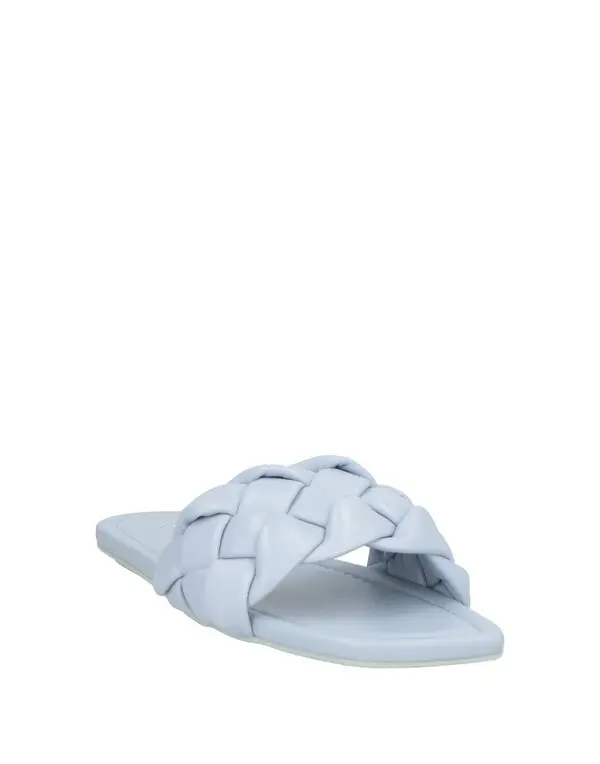 STUART WEITZMAN Leather Slide Sandals
