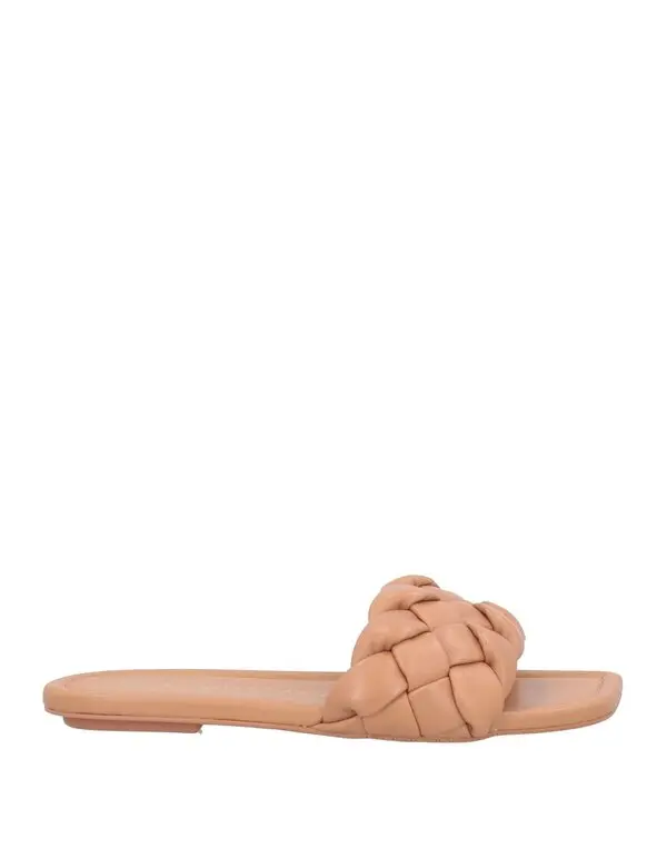 STUART WEITZMAN Leather Slide Sandals