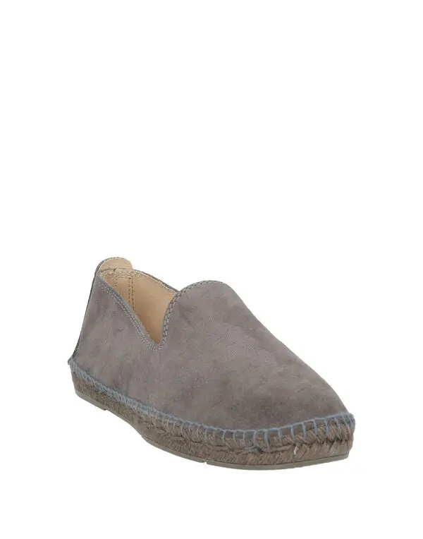 Manebí Leather Espadrilles - Grey