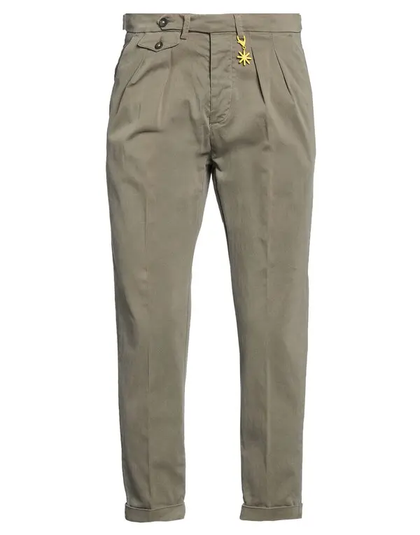 MANUEL RITZ Cotton Chino Pants - Green