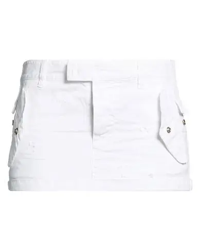Dsquared2 Cotton Mini Skirt - White