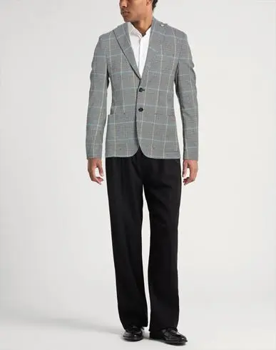 MANUEL RITZ Blazer Size Polyester, Cotton, Elastane