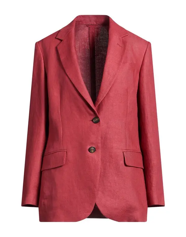 Brunello Cucinelli Single-breasted Blazer In Hemp And Linen