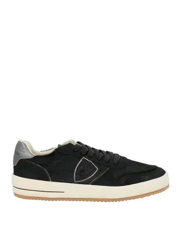 Philippe Model Low-top Leather Sneakers - Black