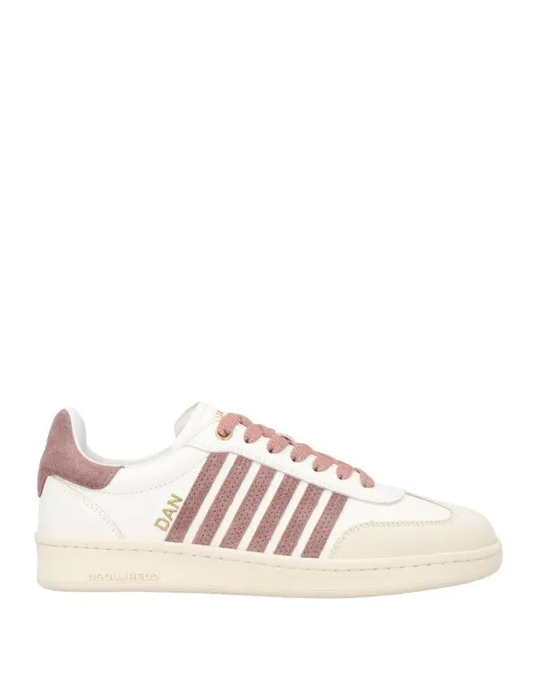 Dsquared2 Calfskin Low-top Sneakers - White