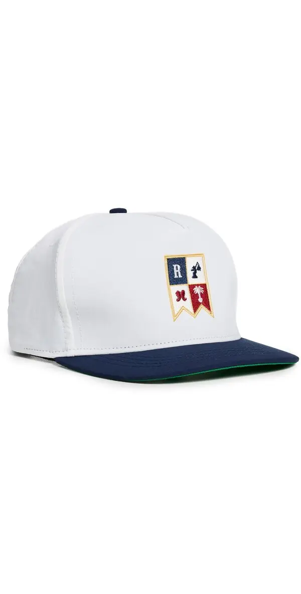 Rhude Harbor Crest Cap - White/navy