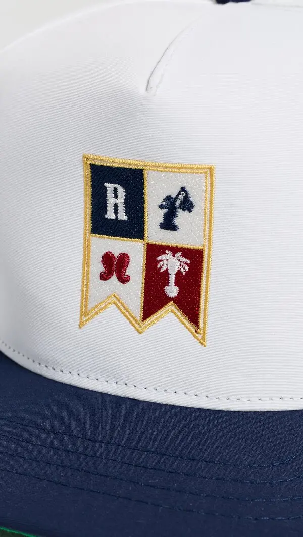 Rhude Harbor Crest Cap - White/navy