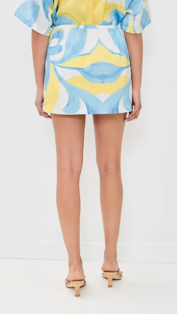 SEVEN WONDERS Alara Mini Skirt - Amoree Lemon