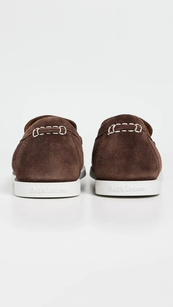 Polo Ralph Lauren Merton Suede Loafers - Dark Brown
