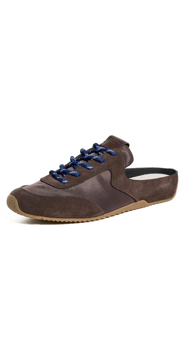Rag & Bone Retro Runner Slim Ultra Mules - Mocha