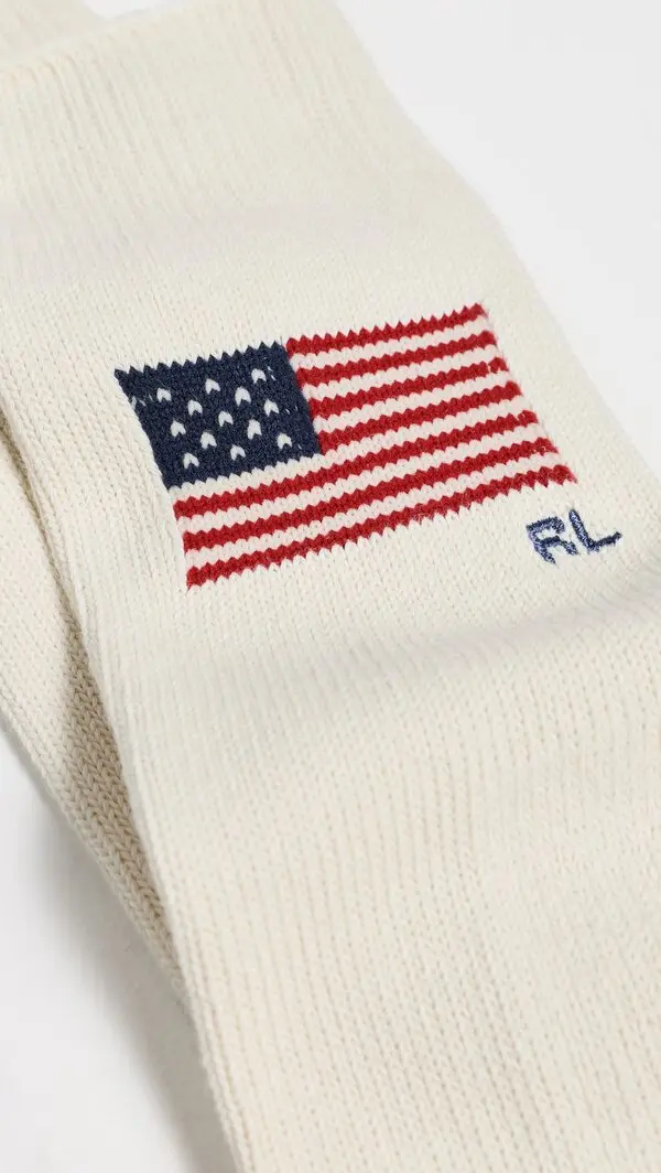Polo Ralph Lauren Flag Crew Socks