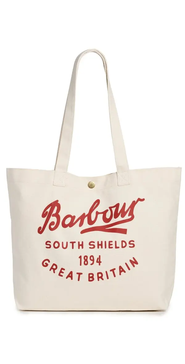 Barbour Script Tote Bag