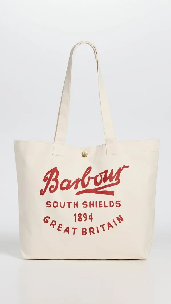 Barbour Script Tote Bag