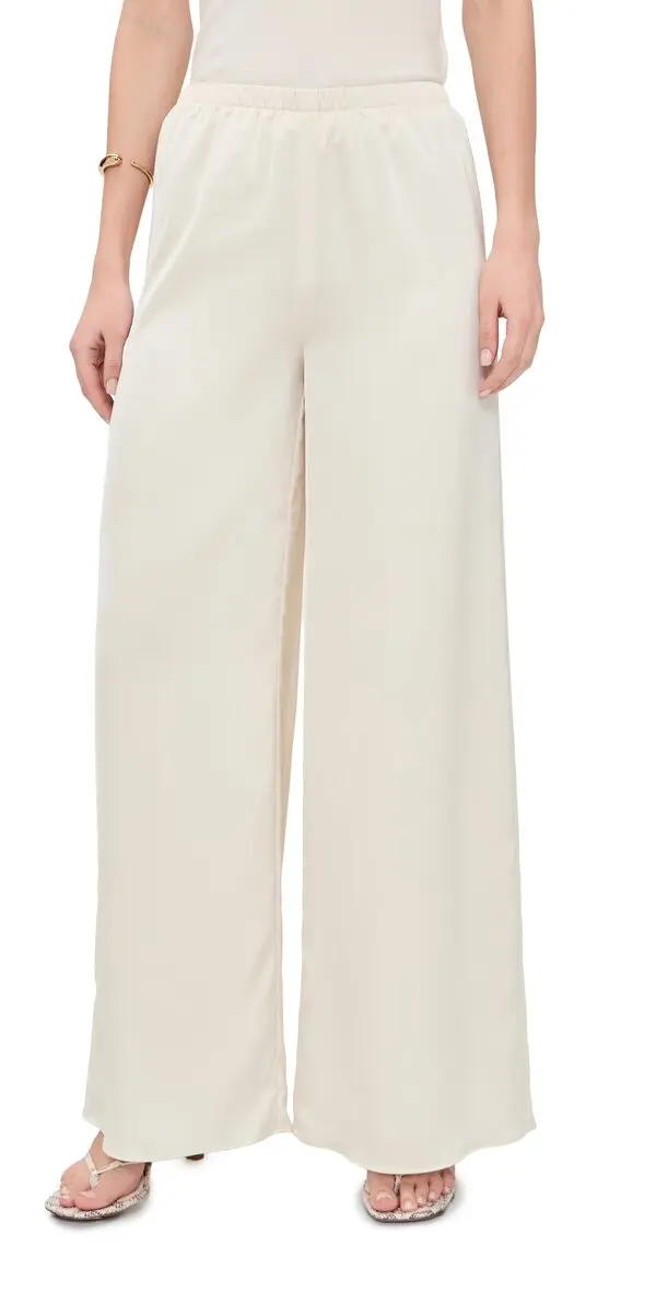 FAVORITE DAUGHTER Satin Wide Leg Pants