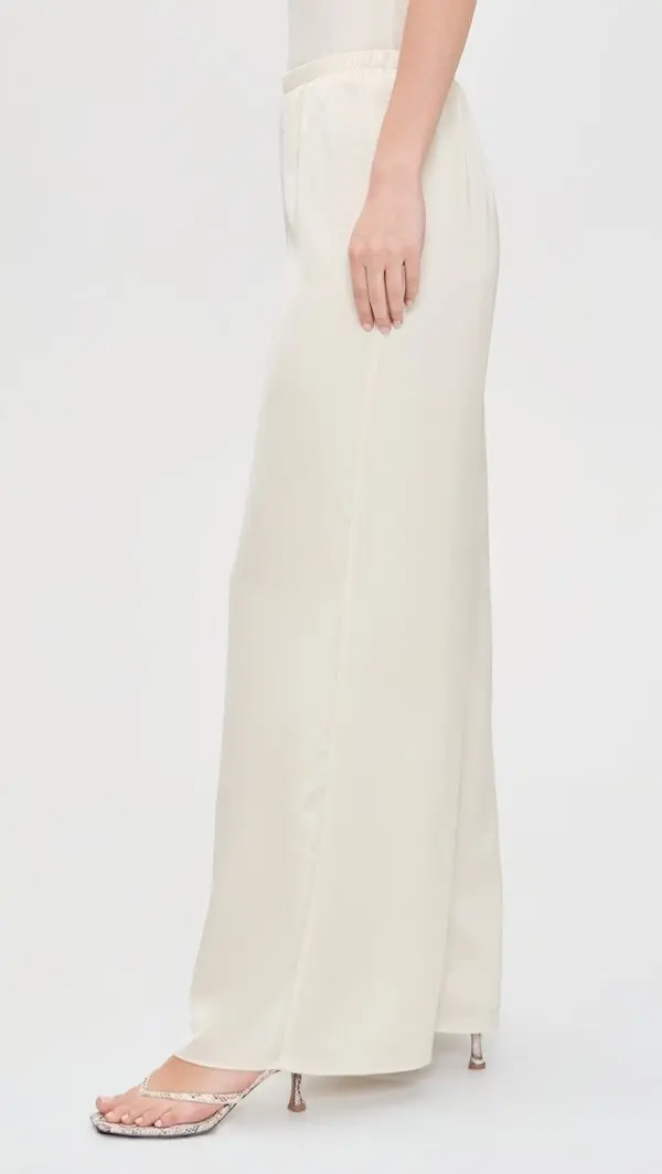 FAVORITE DAUGHTER Satin Wide Leg Pants