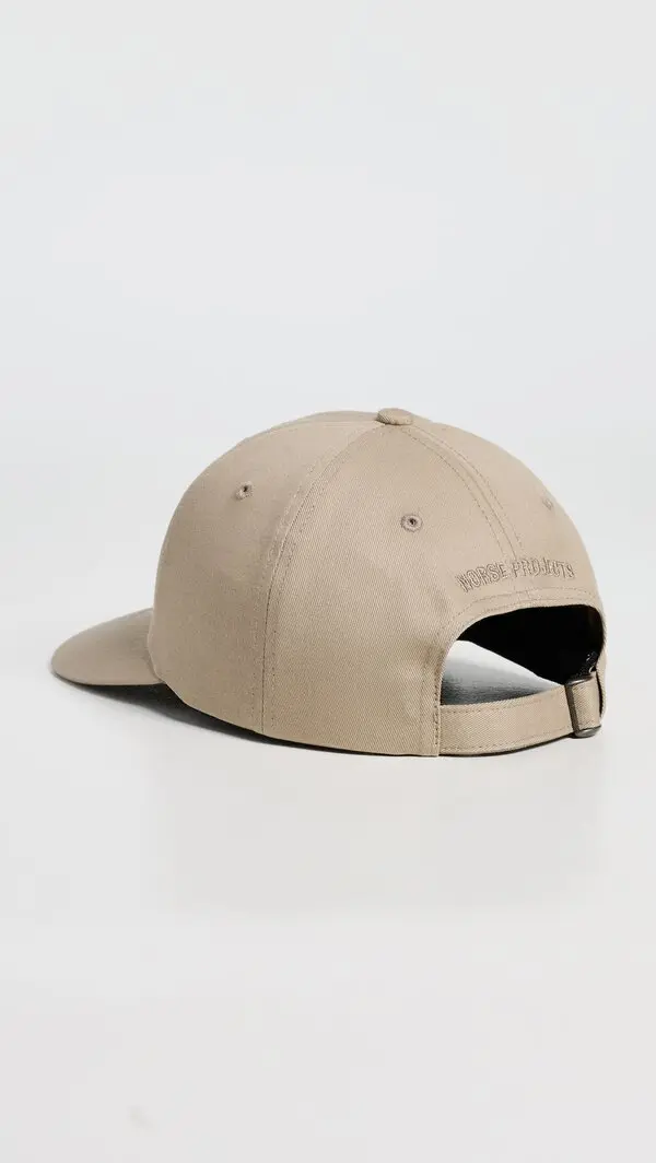Norse Projects Twill Cap - Utility Khaki