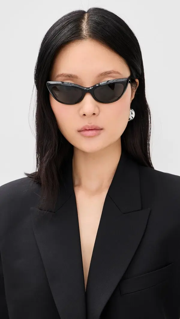 Oliver Spencer X Khaite 1963c Sunglasses - Black/grey