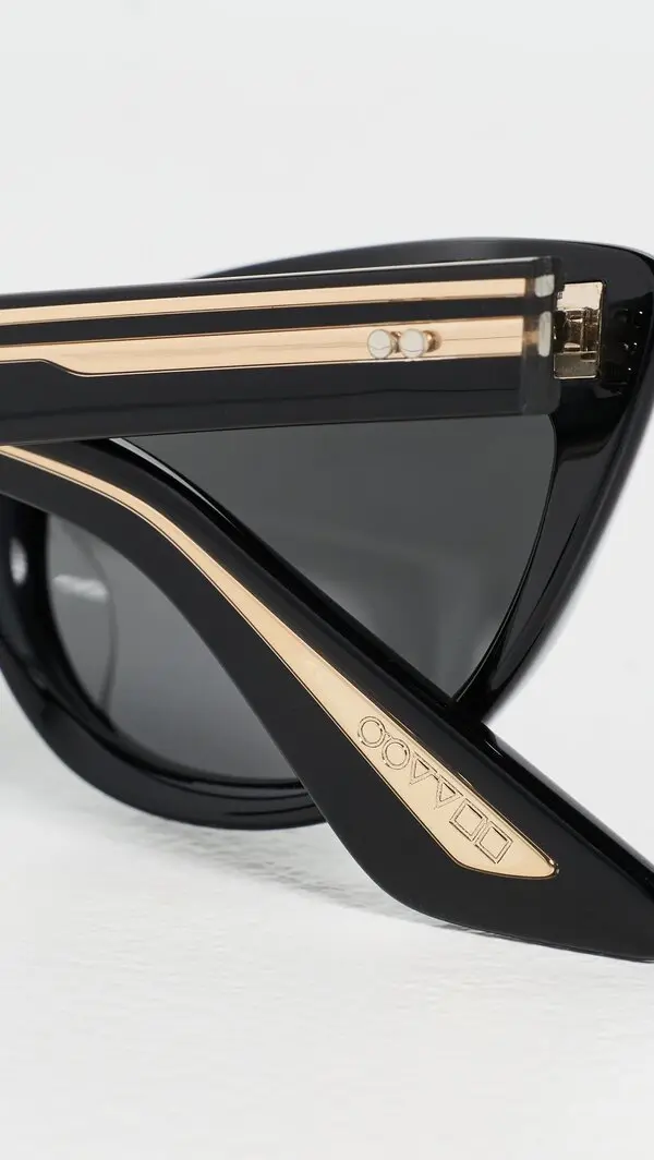 Oliver Spencer X Khaite 1963c Sunglasses - Black/grey