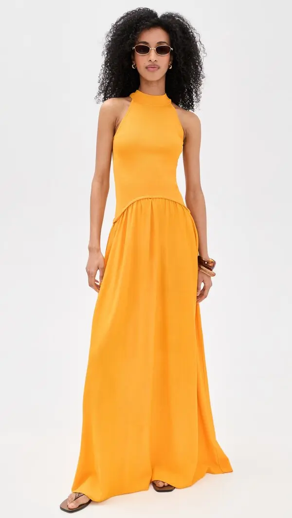 Solid & Striped The Isola Maxi Dress - Pineapple