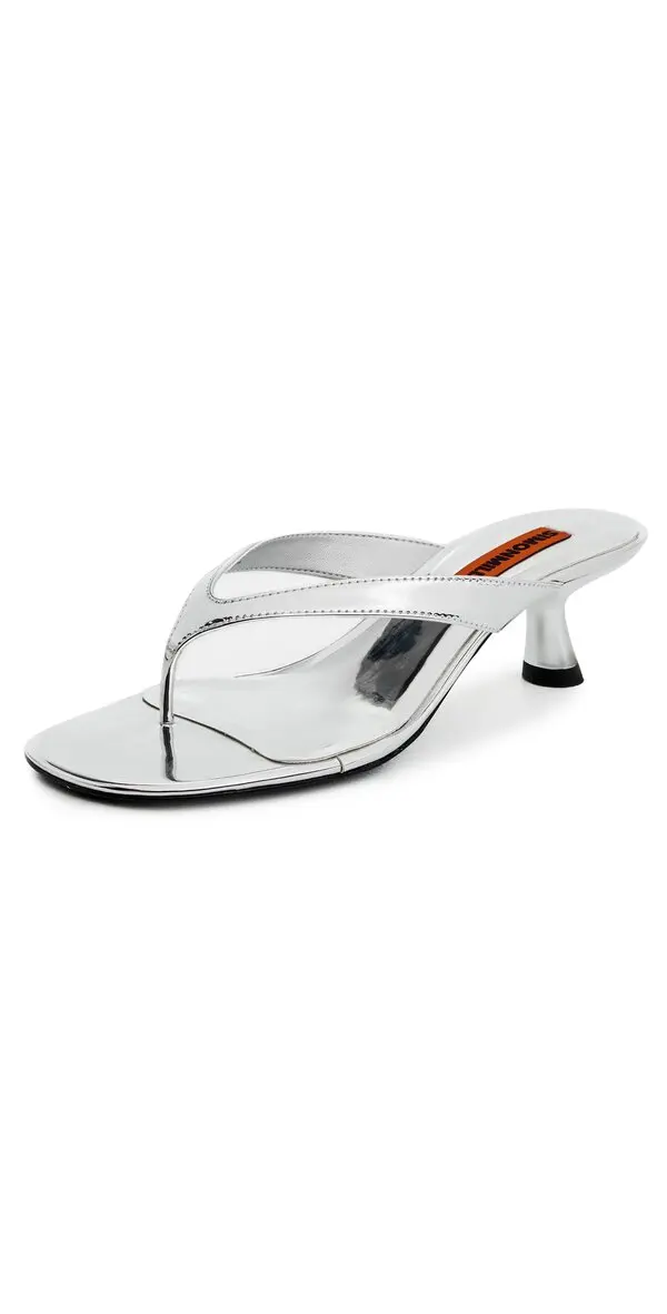 SIMONMILLER Beep Thong Sandals - Silver