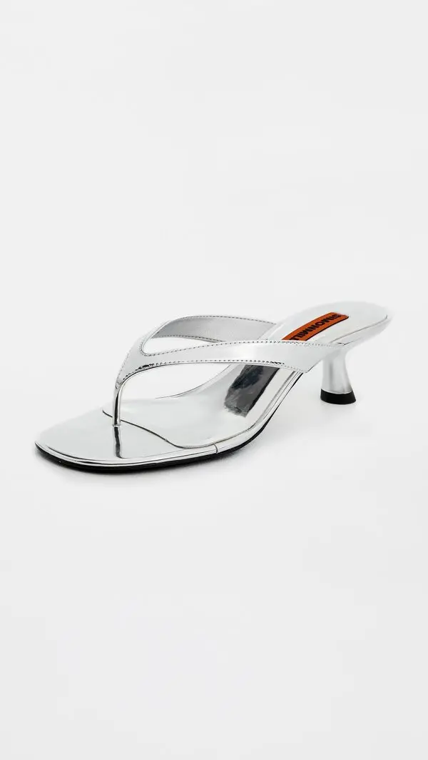 SIMONMILLER Beep Thong Sandals - Silver