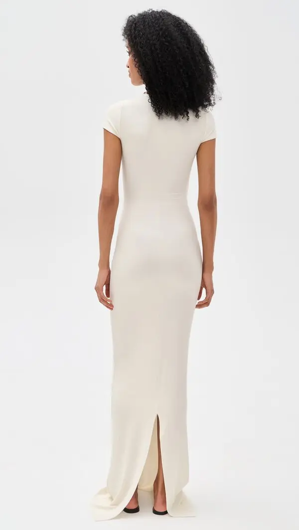 Eterne Cap-sleeve Maxi Dress