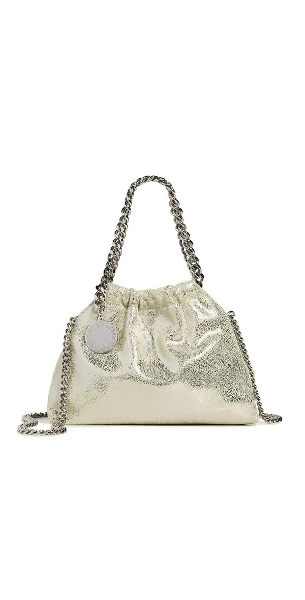 Stella McCartney Falabella Mini Drawstring Bag - Light Lime Green