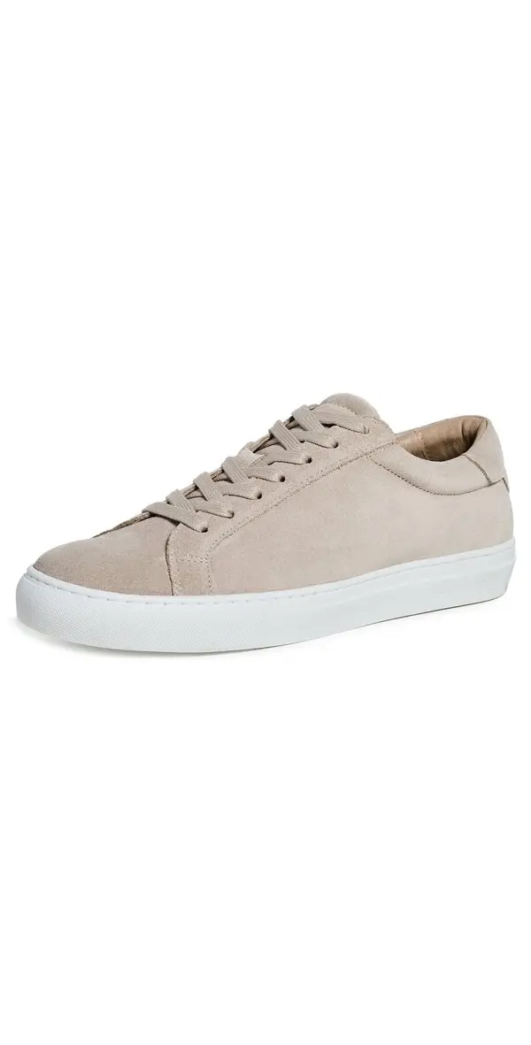LES DEUX Suede Lace-up Sneakers - Light Sand