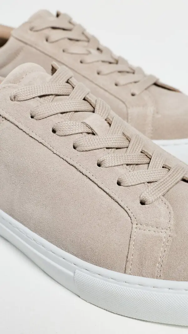 LES DEUX Suede Lace-up Sneakers - Light Sand