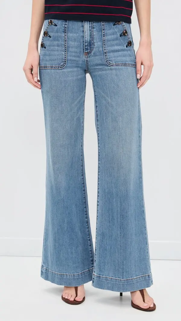 ASKK NY Brick House Wide Leg Jeans