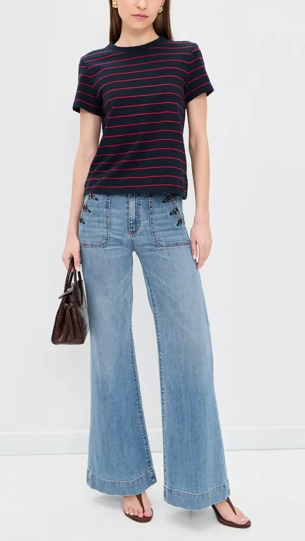 ASKK NY Brick House Wide Leg Jeans