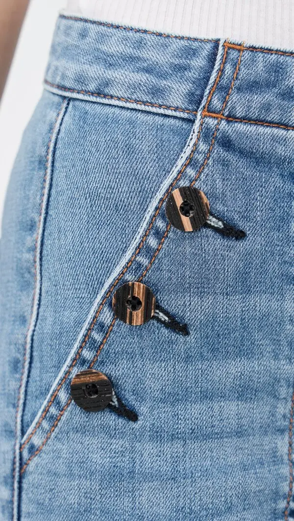 ASKK NY Brick House Wide Leg Jeans