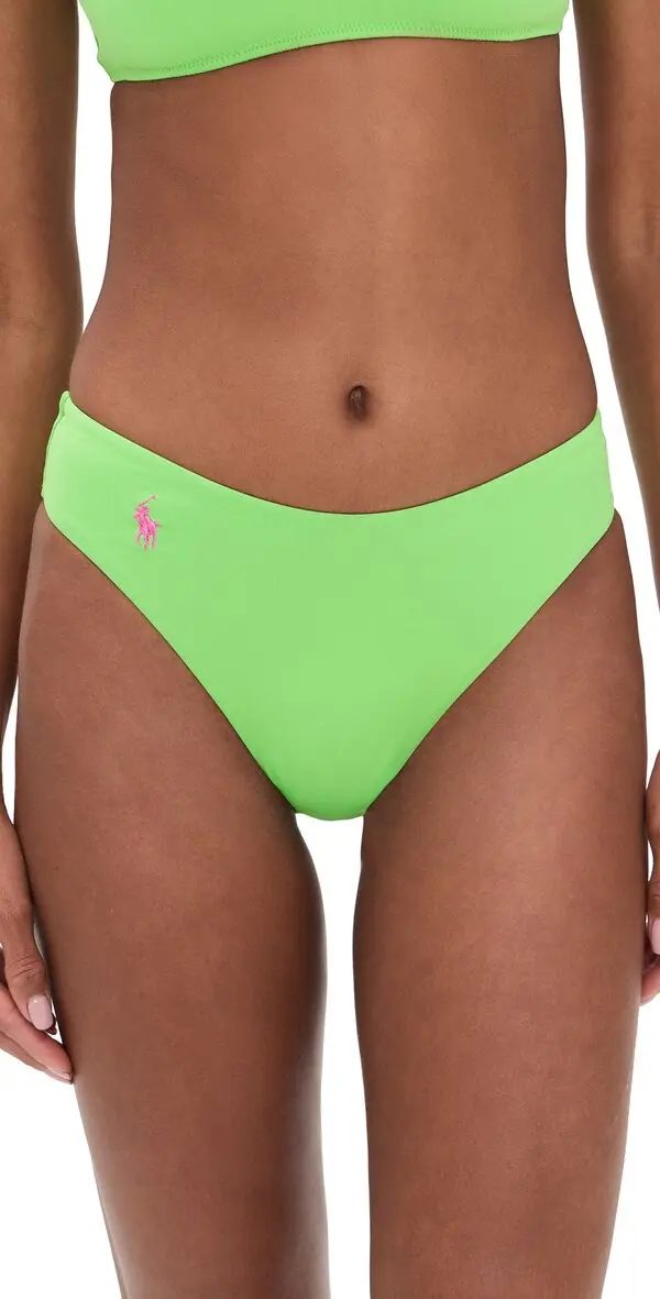 Polo Ralph Lauren Modern High-leg Bikini Bottom - Riviera Green