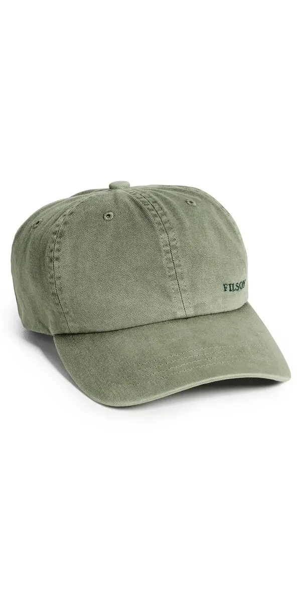 Filson Washed Low-profile Logger Cap - Washed Olive