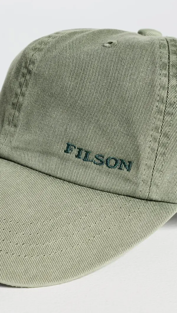 Filson Washed Low-profile Logger Cap - Washed Olive